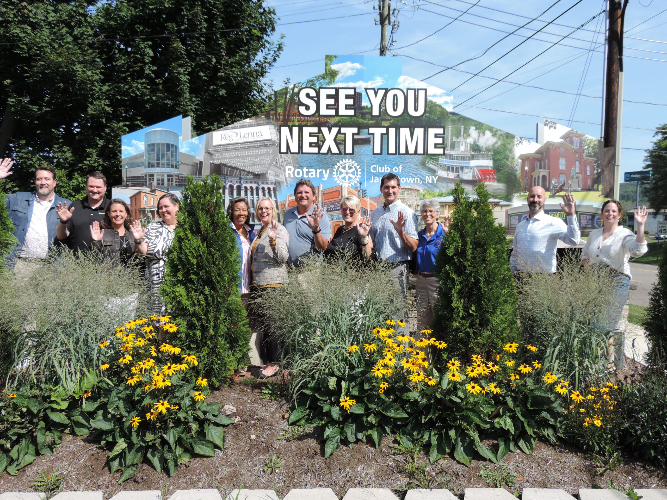 Jamestown Welcome Sign Complete | News, Sports, Jobs - Post Journal